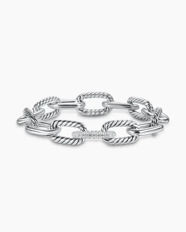 David Yurman Dy Madison® Chain Bracelet - Diamond