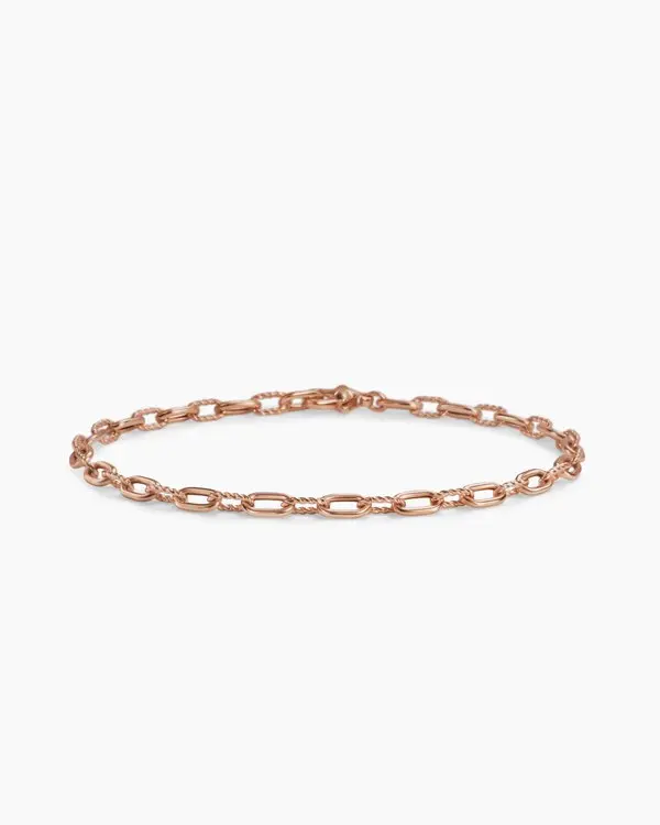 David Yurman Dy Madison® Chain Bracelet - 18k Rose Gold