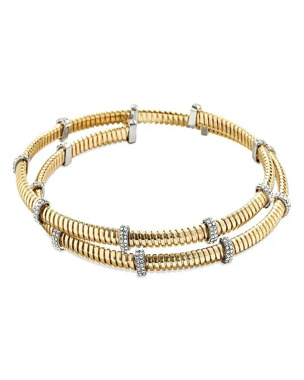 Baublebar Eve Pave Coil Bangle Bracelet - Gold