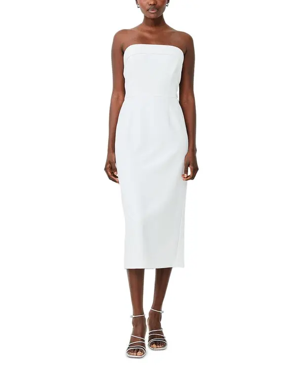 knee length dresses for ladies Alrita Strapless Midi Dress main image 1