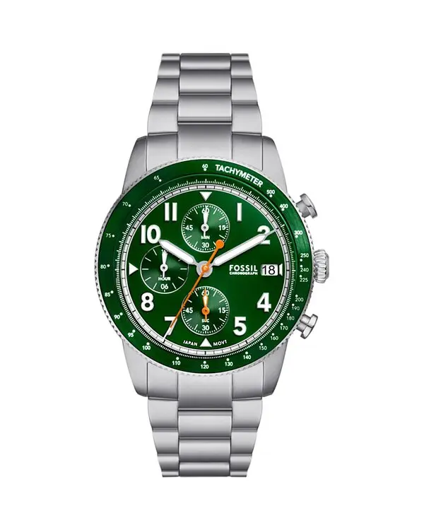 Fossil Sport Tourer Chronograph - Green/silver