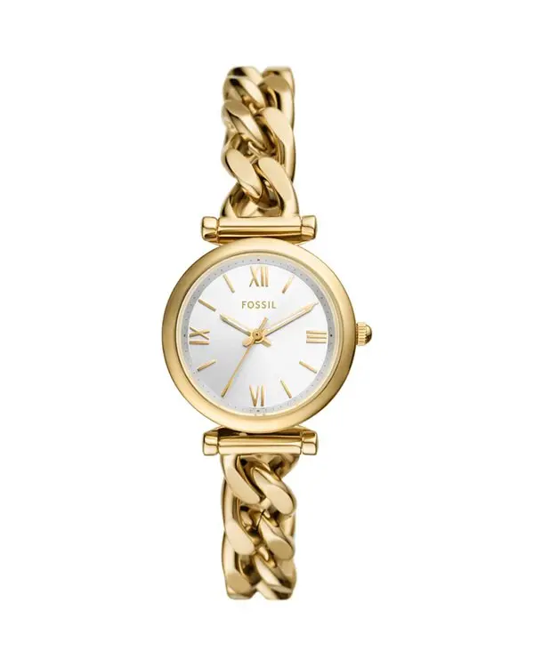 Fossil Carlie 28mm Watch - Silver/gold