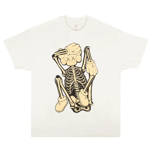 KAWS Skeleton Bone T-shirt - White