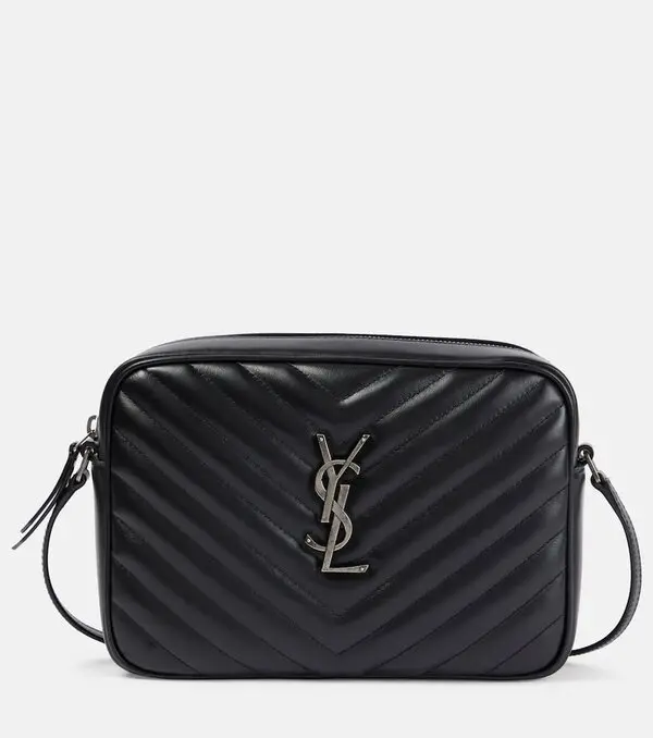 Saint Laurent Lou Quilted Leather Camera Bag - Black