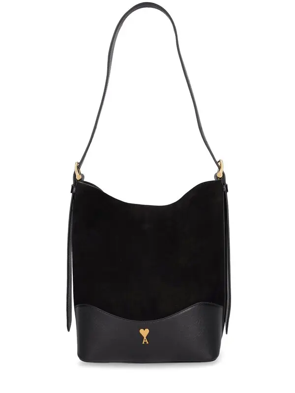 AMI Paris Paname Paname Suede Bucket Bag