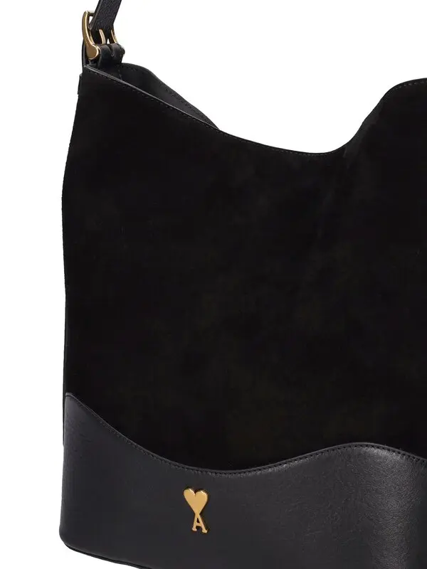 AMI Paris Paname Paname Suede Bucket Bag
