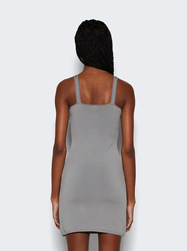 DION LEE Braided Mini Dress - Steel