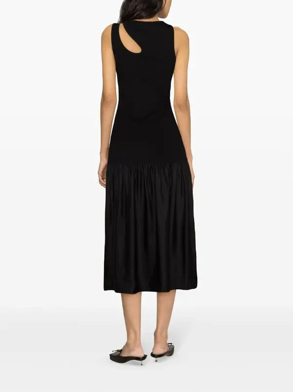 Sandro Olane Ribbed-knit Maxi Dress