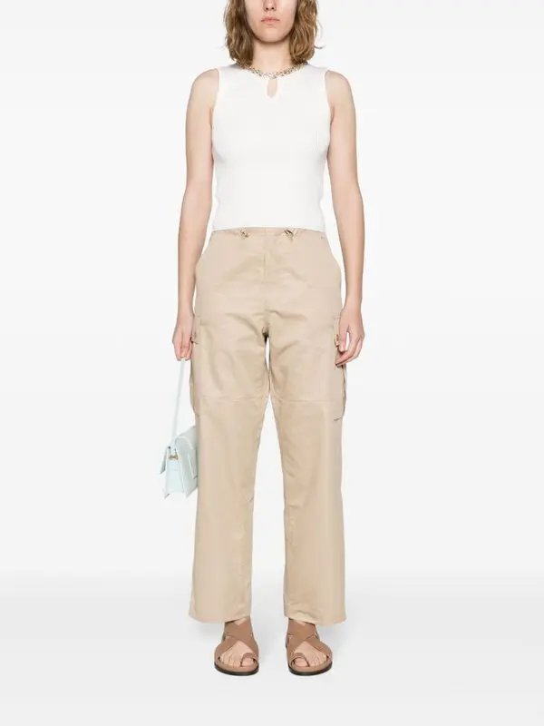 Sandro Rhinestone-embellished Ribbed Top