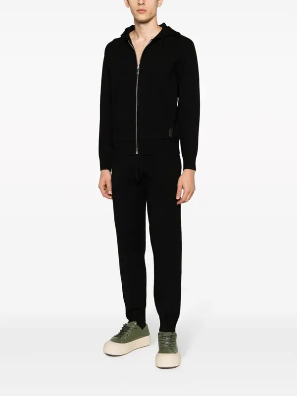 Sandro Zip-up Long-sleeved Hoodie