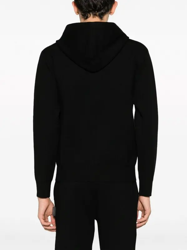 Sandro Zip-up Long-sleeved Hoodie
