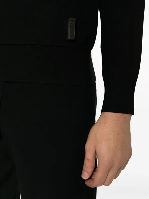 Sandro Zip-up Long-sleeved Hoodie