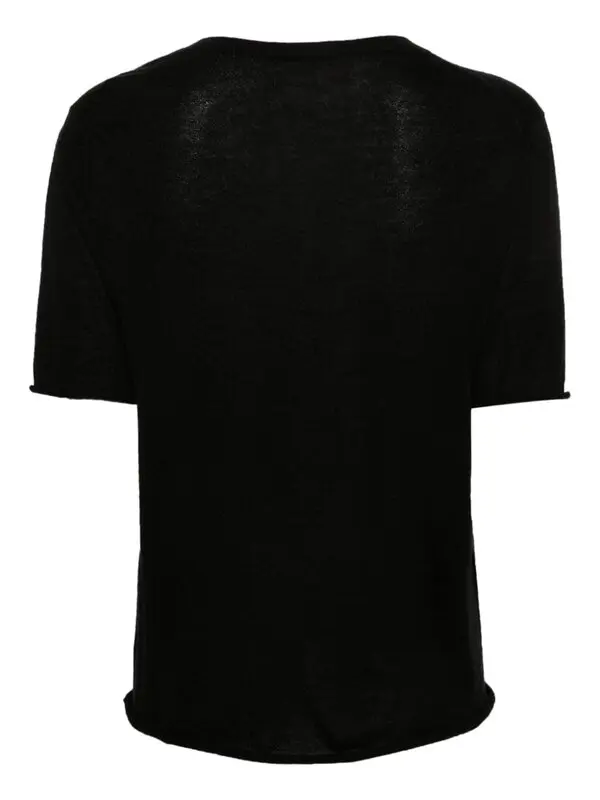 LISA YANG Ari Cashmere T-shirt - Black