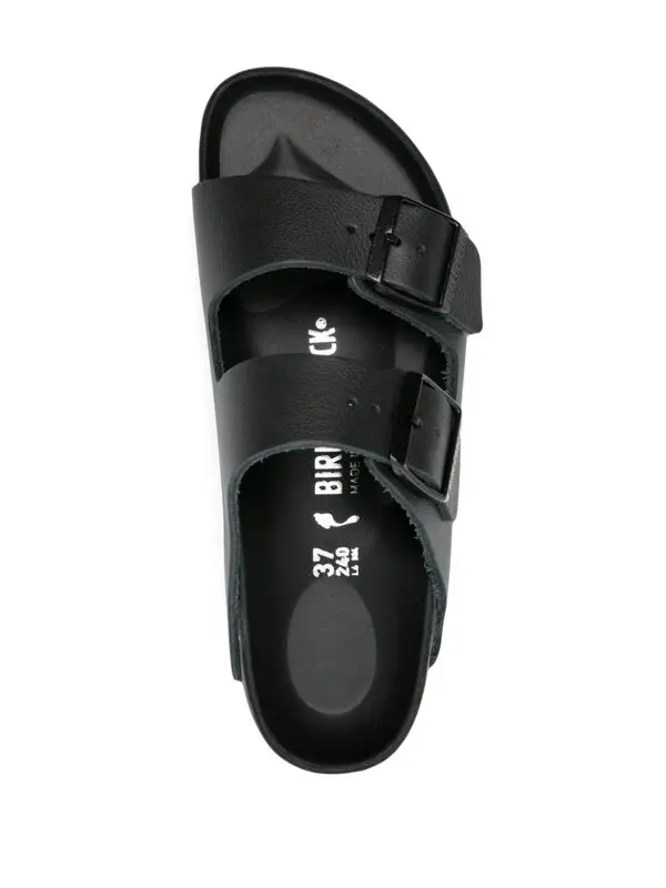 BIRKENSTOCK Arizona Leather Sandals - Black