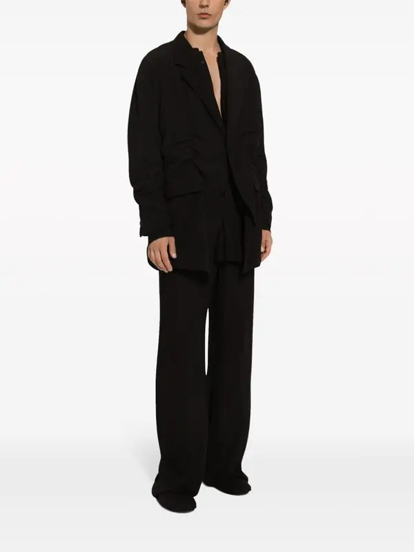 Dolce & Gabbana Long-sleeved Silk-blend Shirt