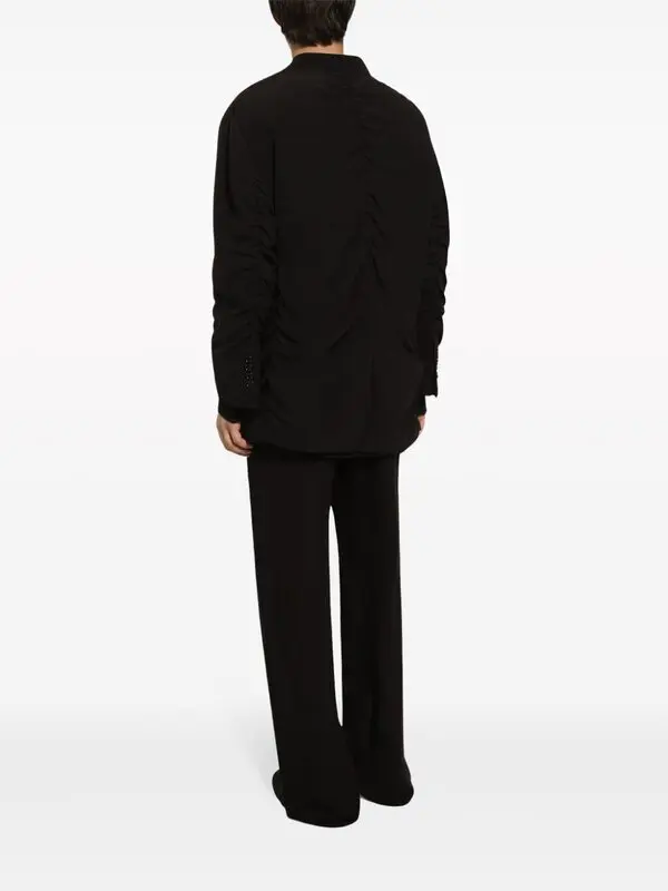 Dolce & Gabbana Long-sleeved Silk-blend Shirt