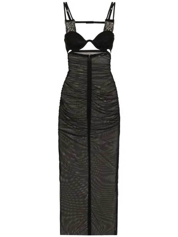 Dolce & Gabbana Bustier Midi Dress