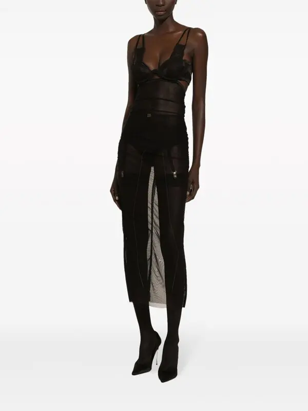 Dolce & Gabbana Bustier Midi Dress