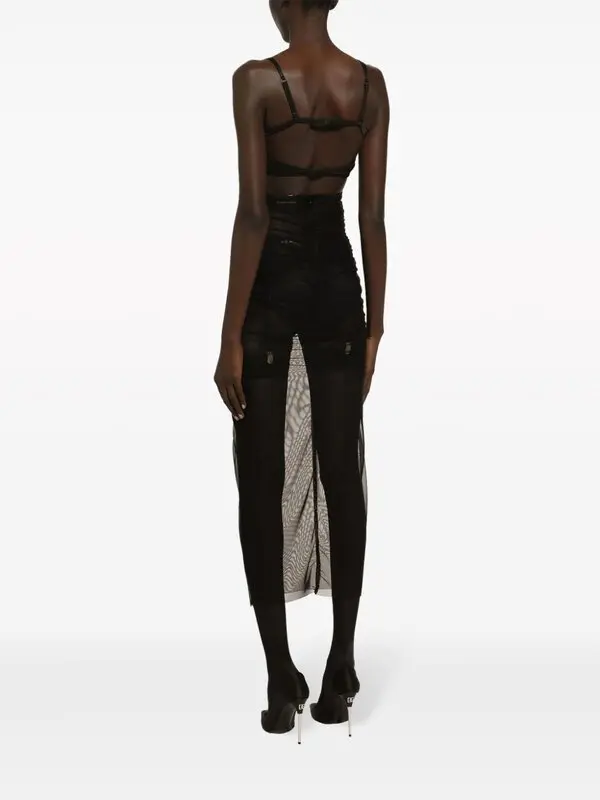 Dolce & Gabbana Bustier Midi Dress