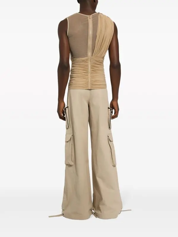 Dolce & Gabbana Wide-leg Cargo Trousers - Neutrals