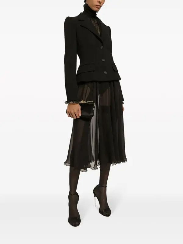 Dolce & Gabbana High-neck Silk Blouse