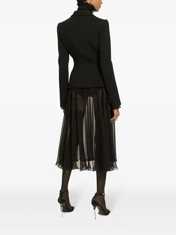 Dolce & Gabbana High-neck Silk Blouse