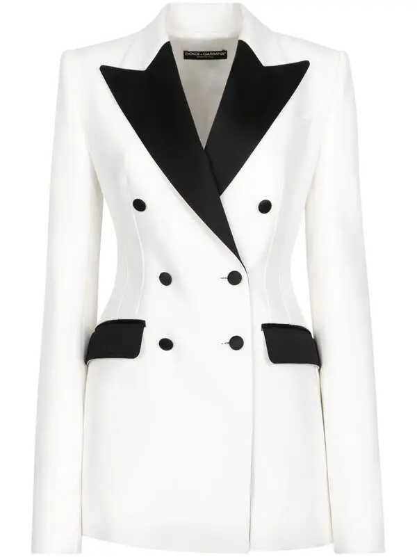 Dolce & Gabbana Double-breasted Blazer - White