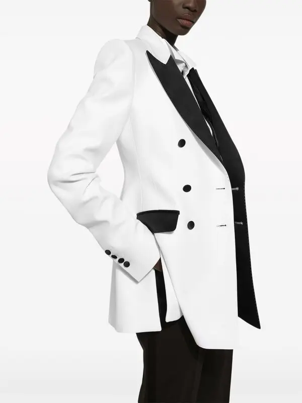 Dolce & Gabbana Double-breasted Blazer - White