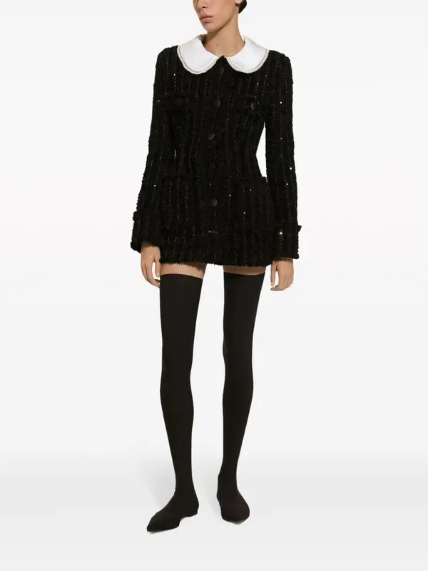 Dolce & Gabbana Sequinned Tweed Jacket