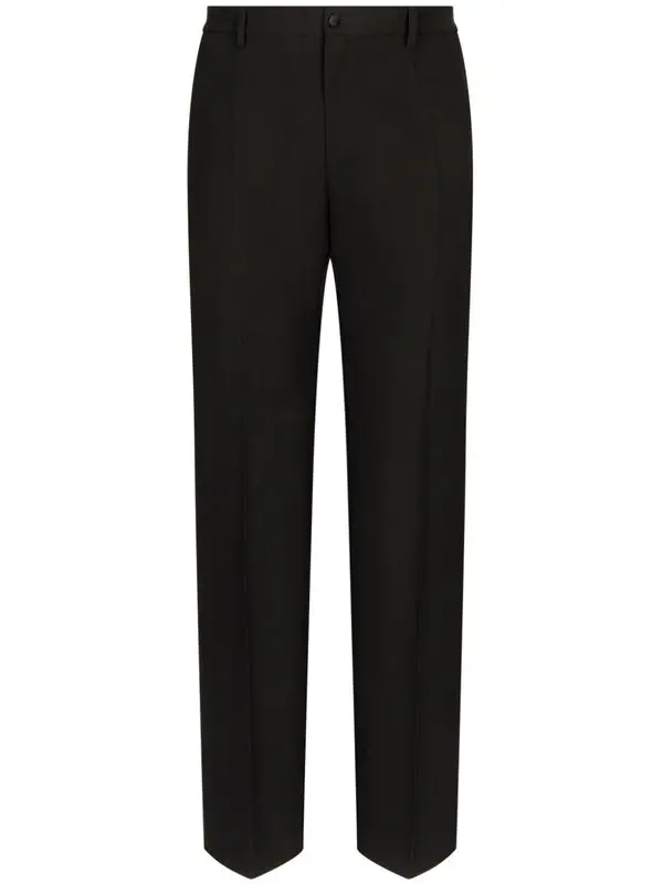 Dolce & Gabbana Virgin Wool Straight-leg Trousers