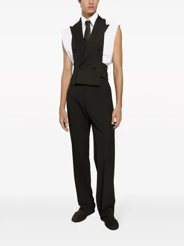 Dolce & Gabbana Virgin Wool Straight-leg Trousers