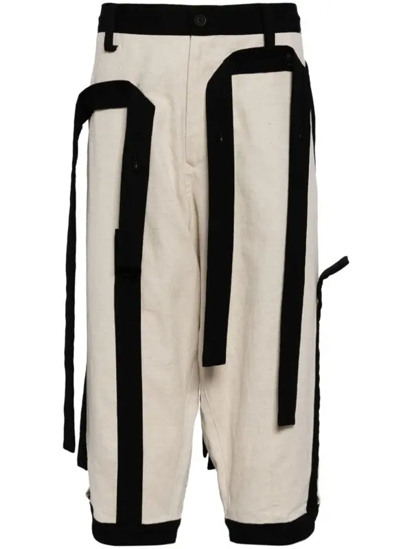 Yohji Yamamoto Detachable-strap Bermuda Shorts
