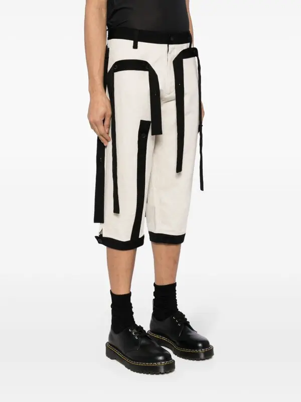 Yohji Yamamoto Detachable-strap Bermuda Shorts