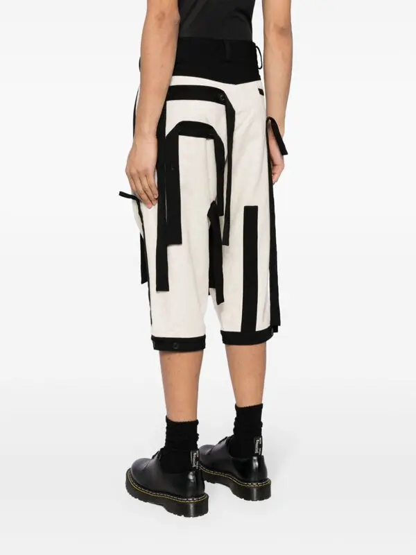 Yohji Yamamoto Detachable-strap Bermuda Shorts
