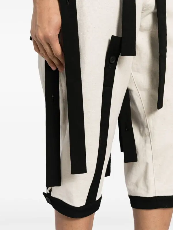 Yohji Yamamoto Detachable-strap Bermuda Shorts