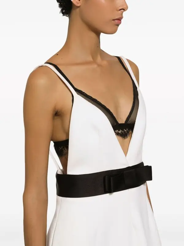 Dolce & Gabbana Virgin Wool-blend Minidress