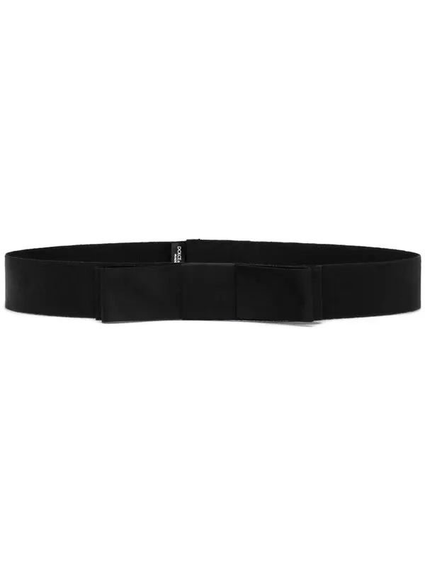 Dolce & Gabbana Bow-embellished Belt - Black