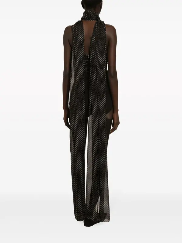 Dolce & Gabbana Polka Dot-print Silk Top