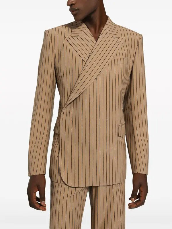 Dolce & Gabbana Pinstripe-pattern Wool Blazer