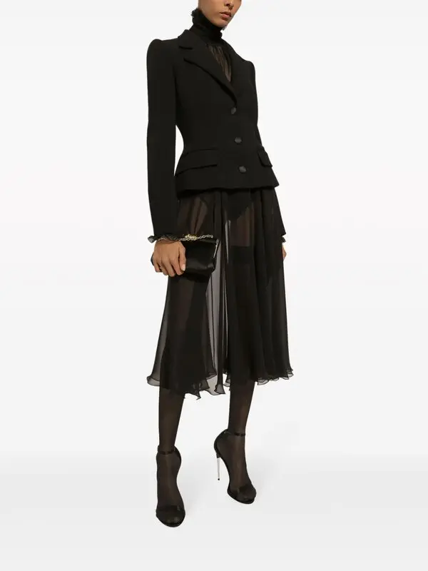 Dolce & Gabbana Chiffon Calf-length Circle Skirt