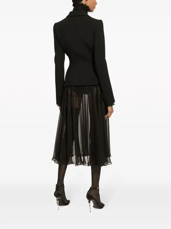 Dolce & Gabbana Chiffon Calf-length Circle Skirt