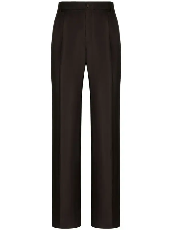 Dolce & Gabbana Tailored Silk Trousers