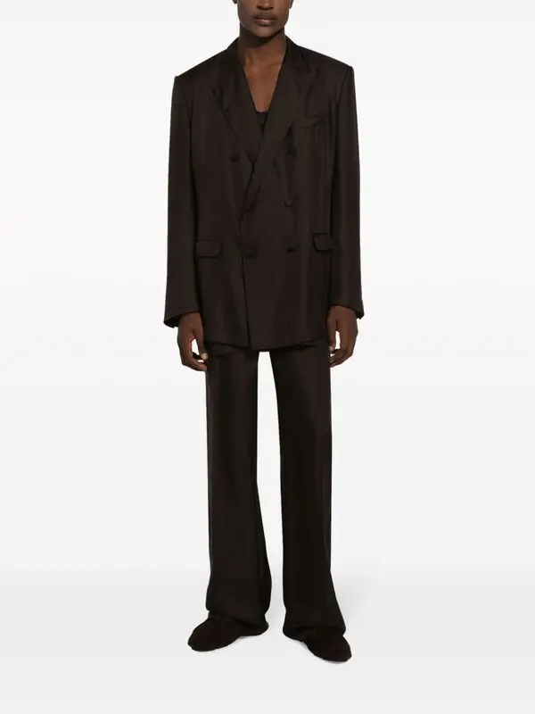Dolce & Gabbana Tailored Silk Trousers
