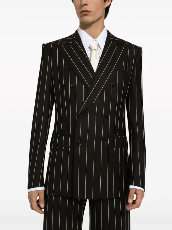 Dolce & Gabbana Pinstripe-pattern Wool Blazer