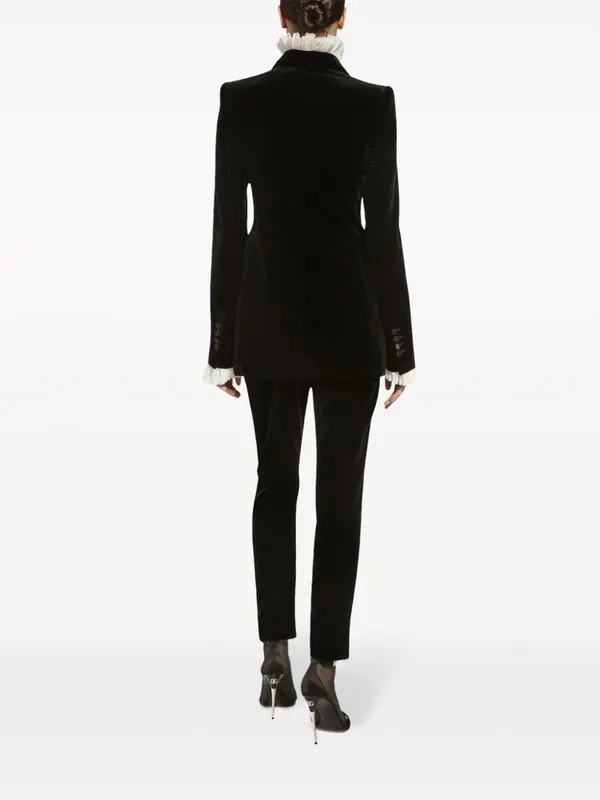 Dolce & Gabbana Single-breasted Velvet Blazer