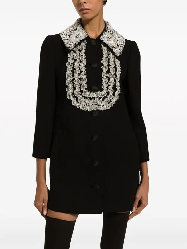 Dolce & Gabbana Virgin Wool-blend Minidress