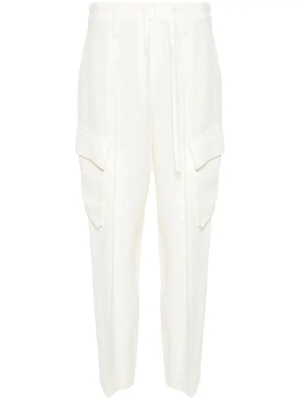 Brunello Cucinelli Monili Detail Twill Trousers
