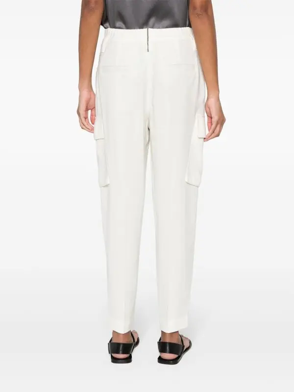 Brunello Cucinelli Monili Detail Twill Trousers