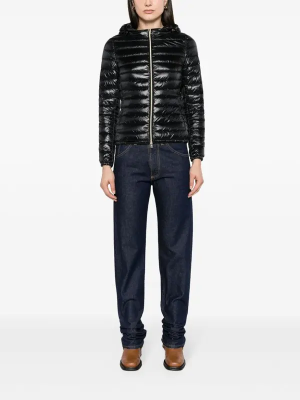 Herno Padded Hooded Jacket - Black