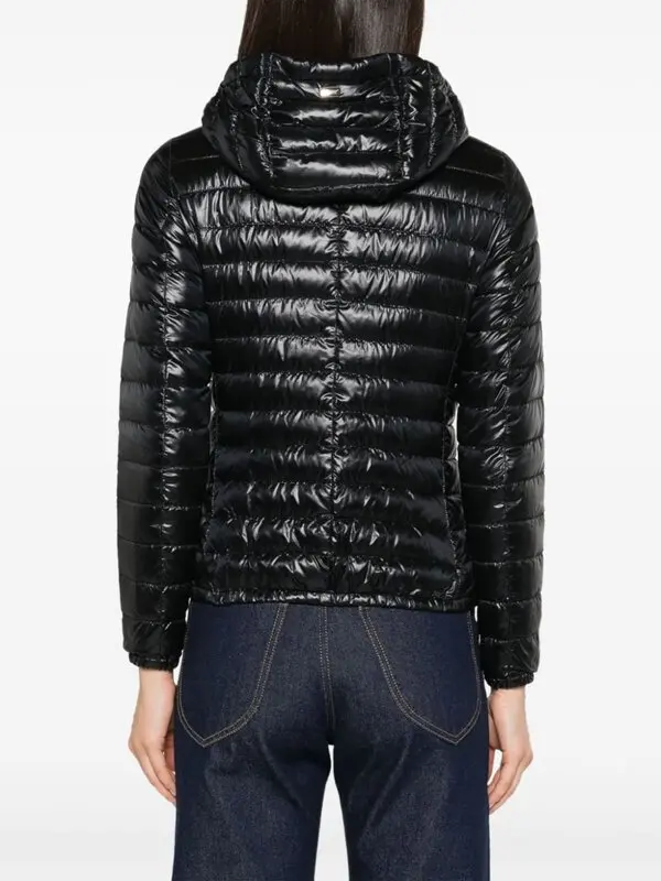 Herno Padded Hooded Jacket - Black